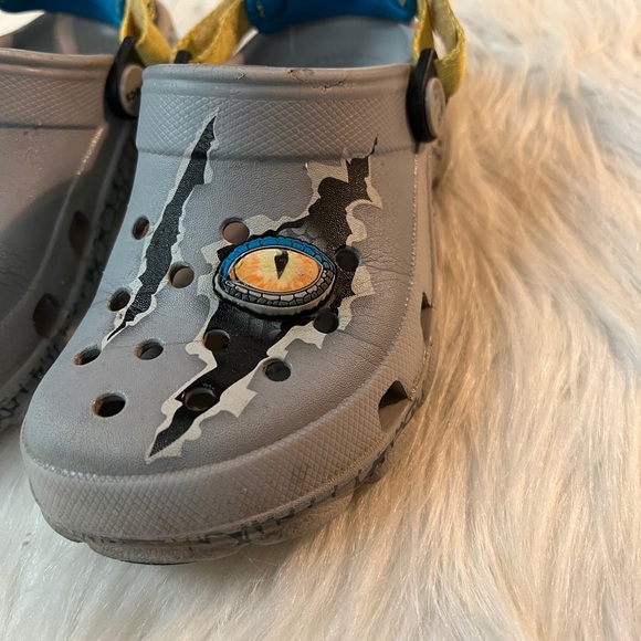 Jurassic World | Shoes | Dinosaur Blue Crocs Boys Size 2 | Poshmark
